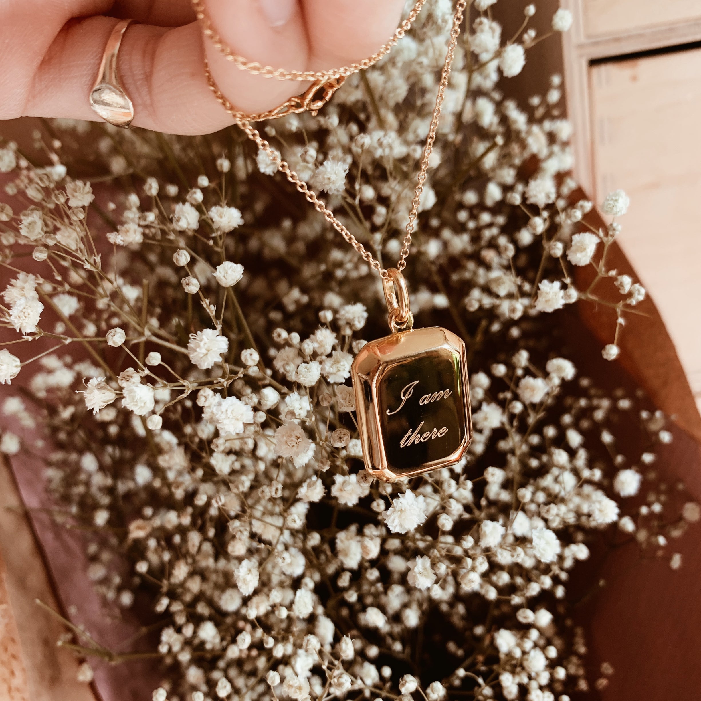 Locket ~ I Am There / Rectangular – Cult of Youth Jewellery