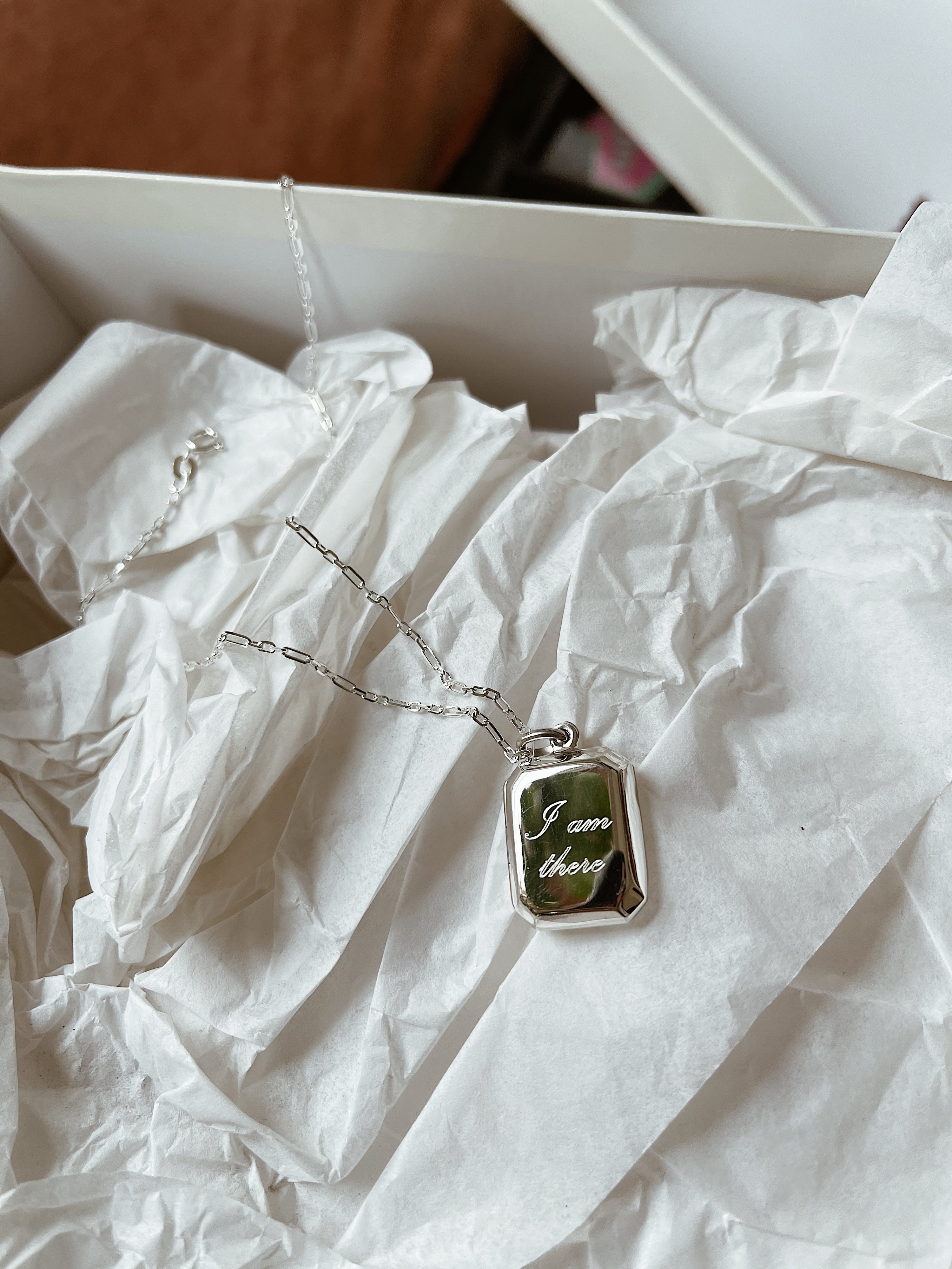 Locket ~ I Am There / Rectangular – Cult of Youth Jewellery